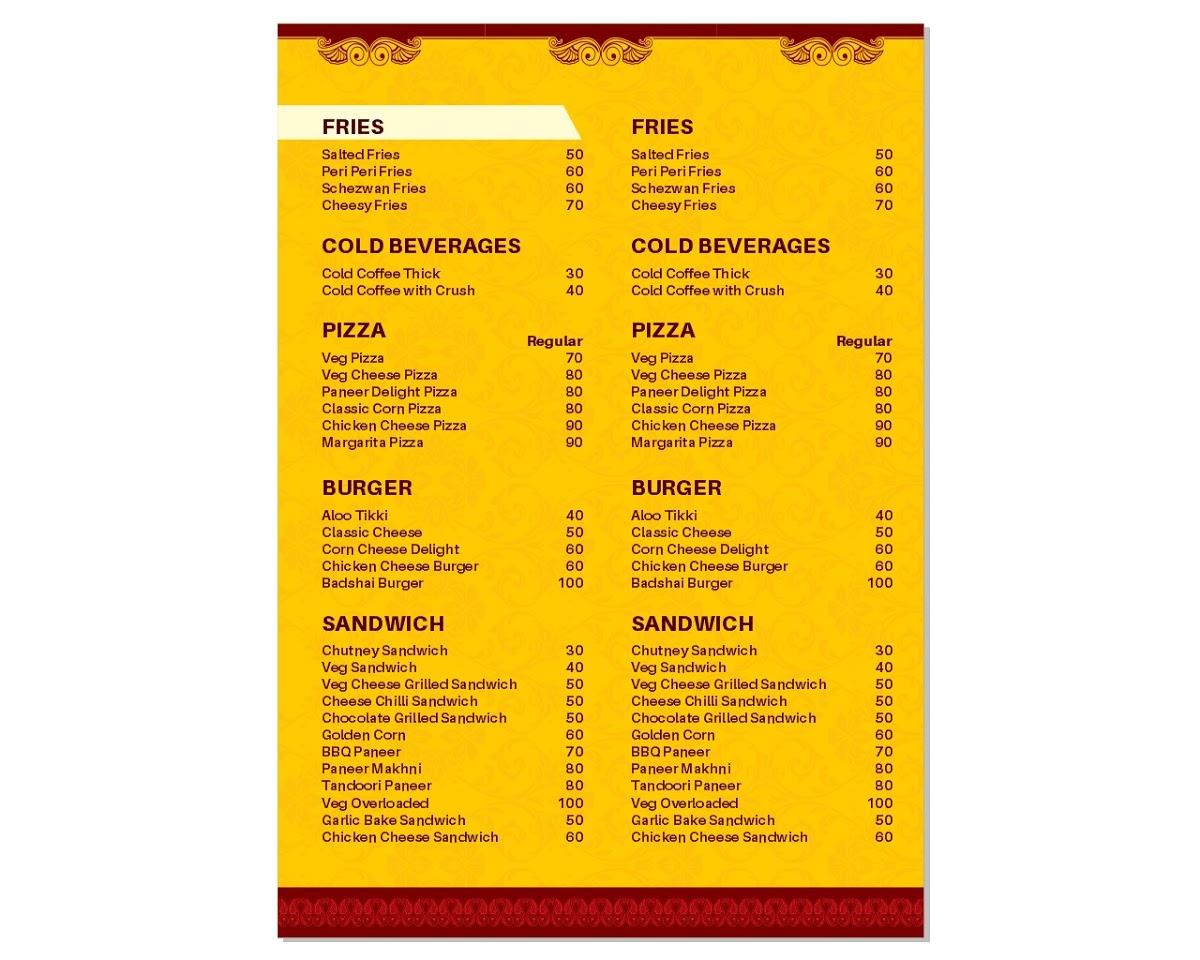 Menu at Mayo Cafe & Misal House, Pune, Shop No.A-02