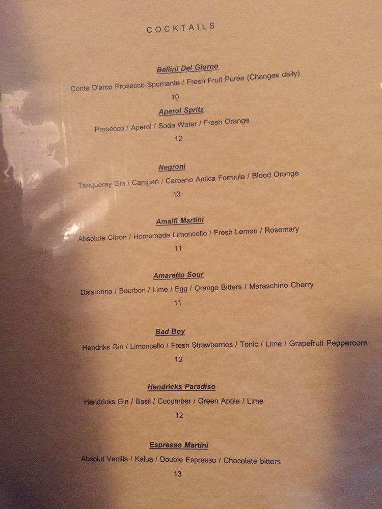 Menu at The Unicorn Restaurant, Dublin