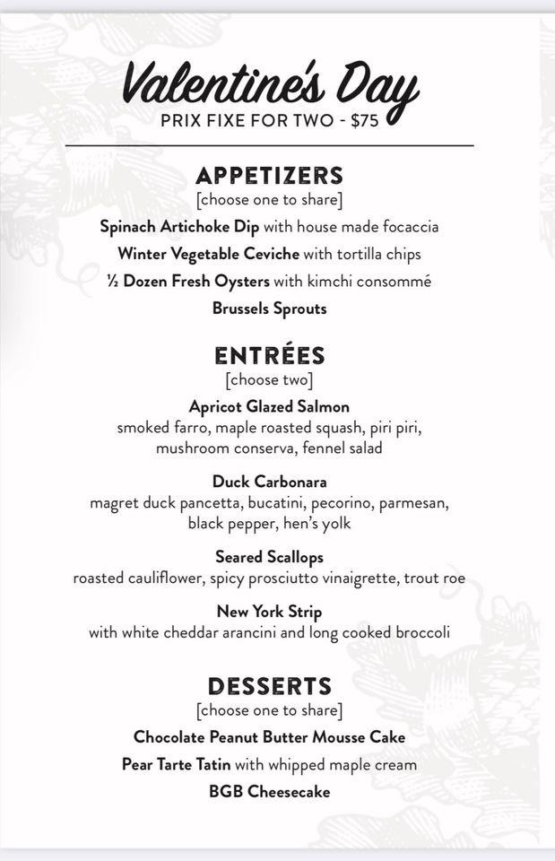 Menu at Big Grove Brewpub-Solon, Solon