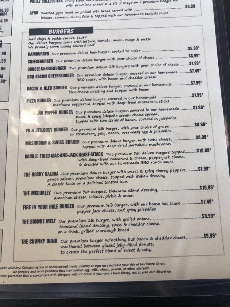 Menu at Half Day Cafe, Urbana