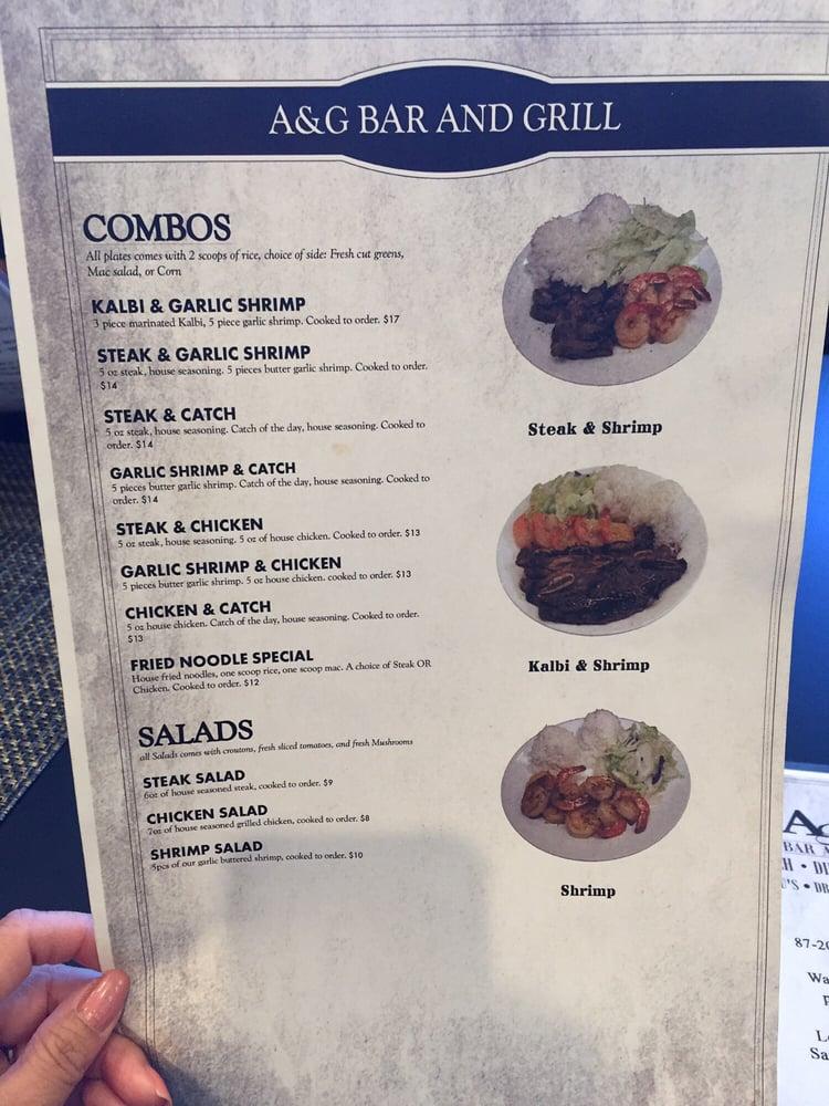 Menu at A & G Bar And Grill, Maili