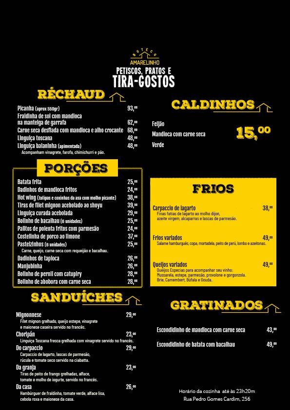 Menu em Boteco Amarelinho pub & Bar, São Paulo