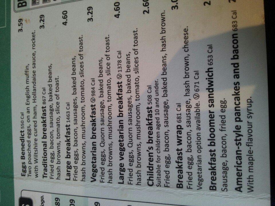 Menu at The Commercial Hotel - JD Wetherspoon pub & bar, Accrington