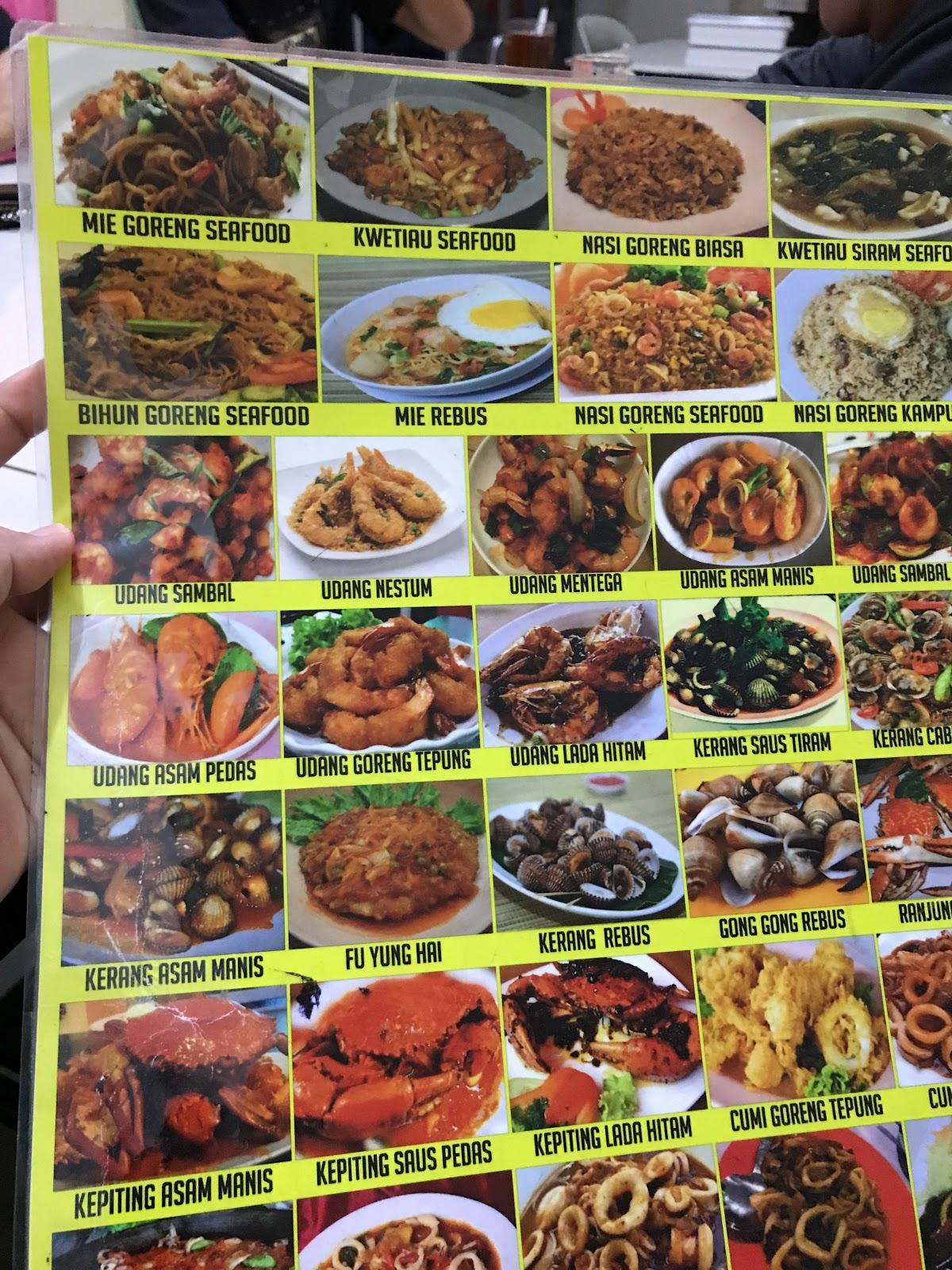 Menu at Puri Seafood 889 restaurant, Batam