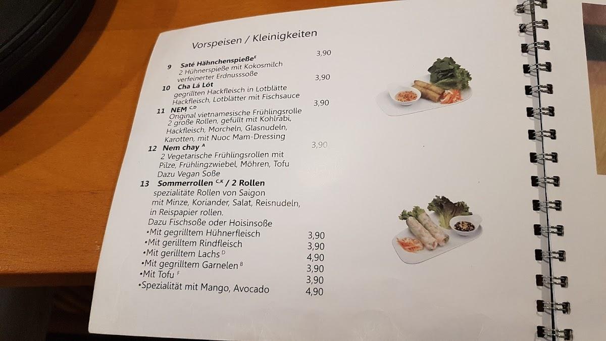 Speisekarte von LUA - vietnamesische Küche restaurant, Essen