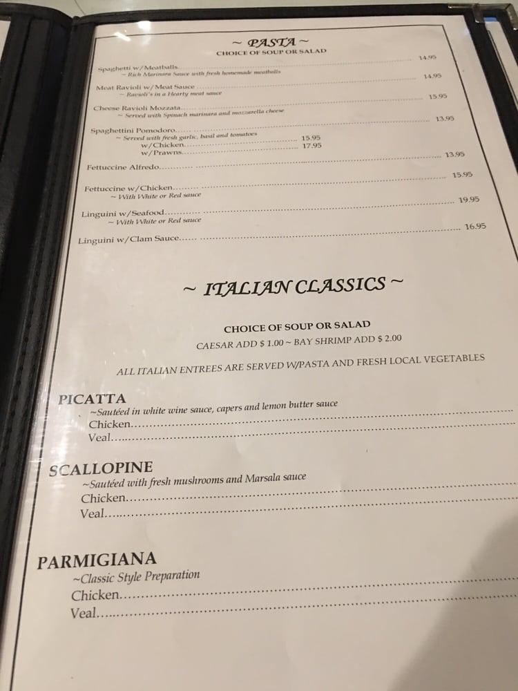 Menu at Sweeney's Grill And Bar, Brentwood