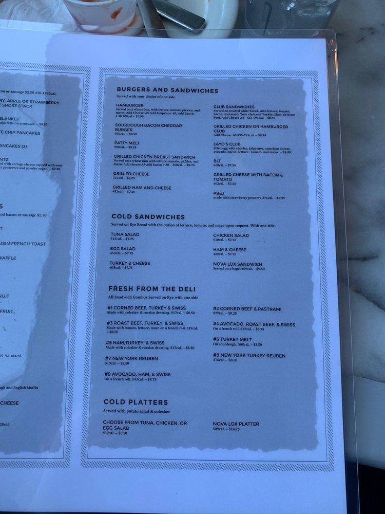 Menu at Angela's Cafe, Dallas, Inwood Rd #121