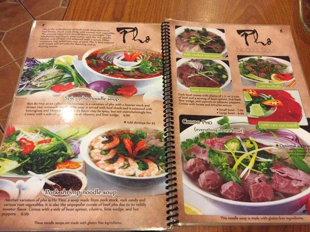 Menu at Lam's Vietnamese Restaurant, Sioux Falls
