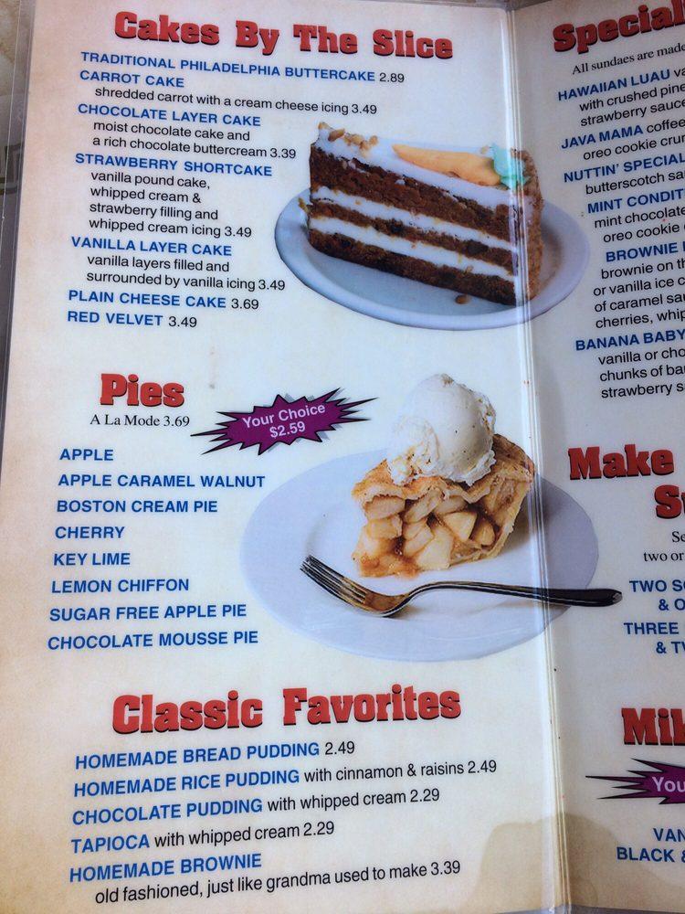 Menu at Mayfair Diner restaurant, Philadelphia, Frankford Ave