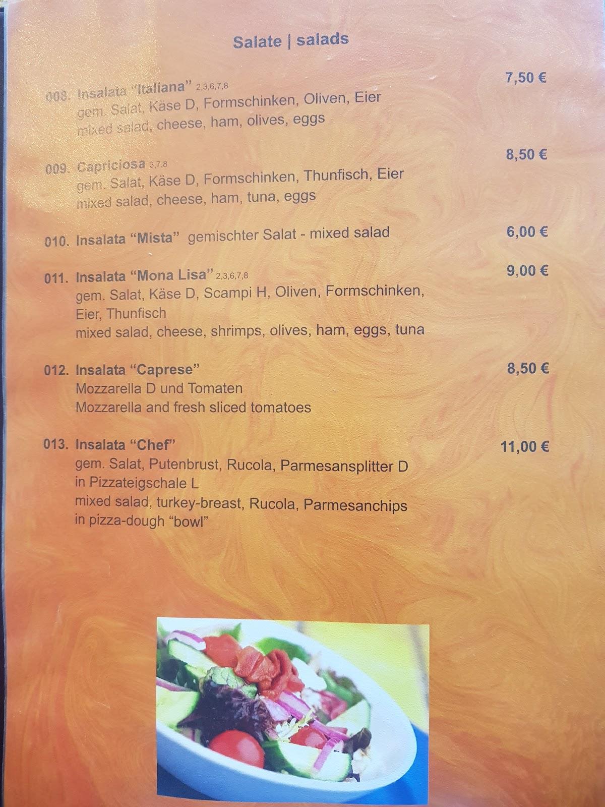 Menu at Pizzeria-Ristorante ROMA Mom’s Place, Spangdahlem