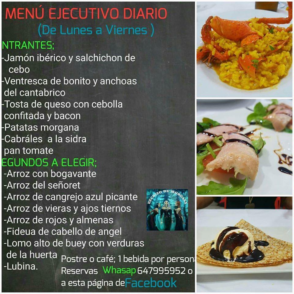 Menu at Restaurante Morgana, Valencia