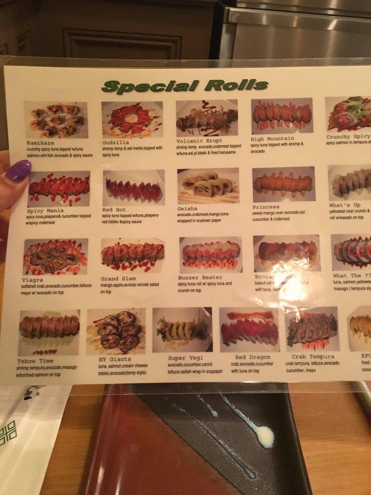 Menu at Arigato restaurant, North Haledon