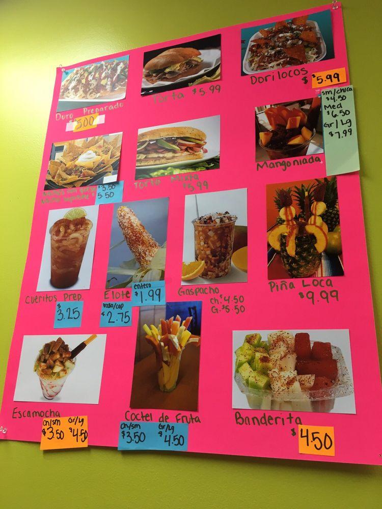 Menu at Botanas El Paiza restaurant, Imlay City