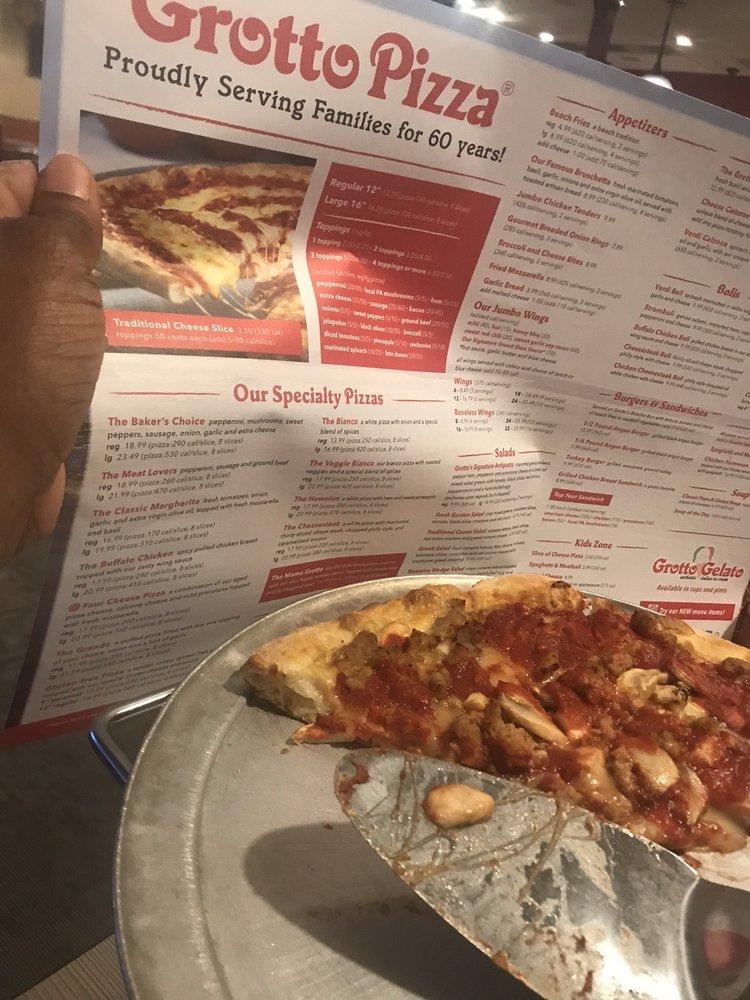 Menu at Grotto Pizza pizzeria, Seaford