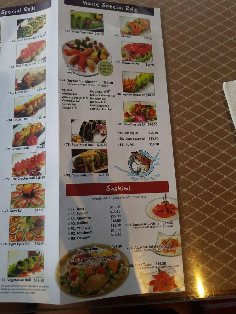 Menu at Miko’s Cuisine restaurant, Wailuku