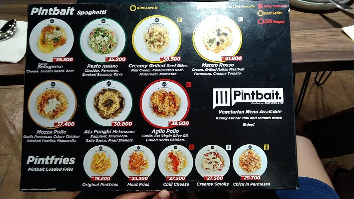 Menu at Darling in the cup cafe, Central Jakarta