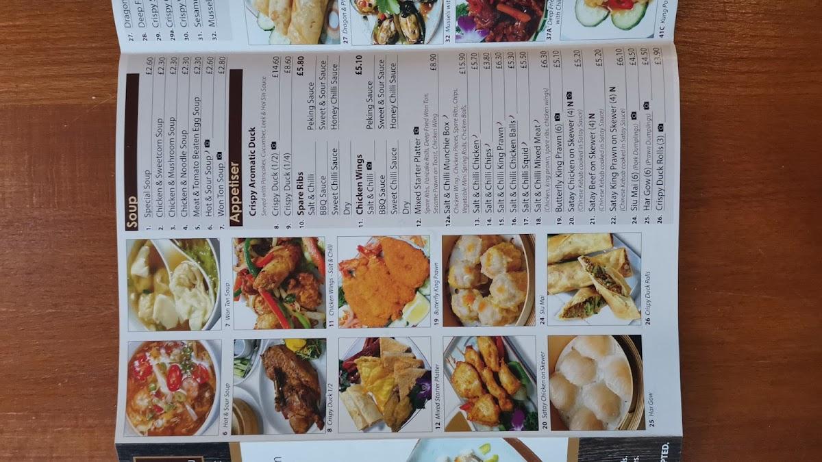 Menu at Peking Inn restaurant, Cumbernauld
