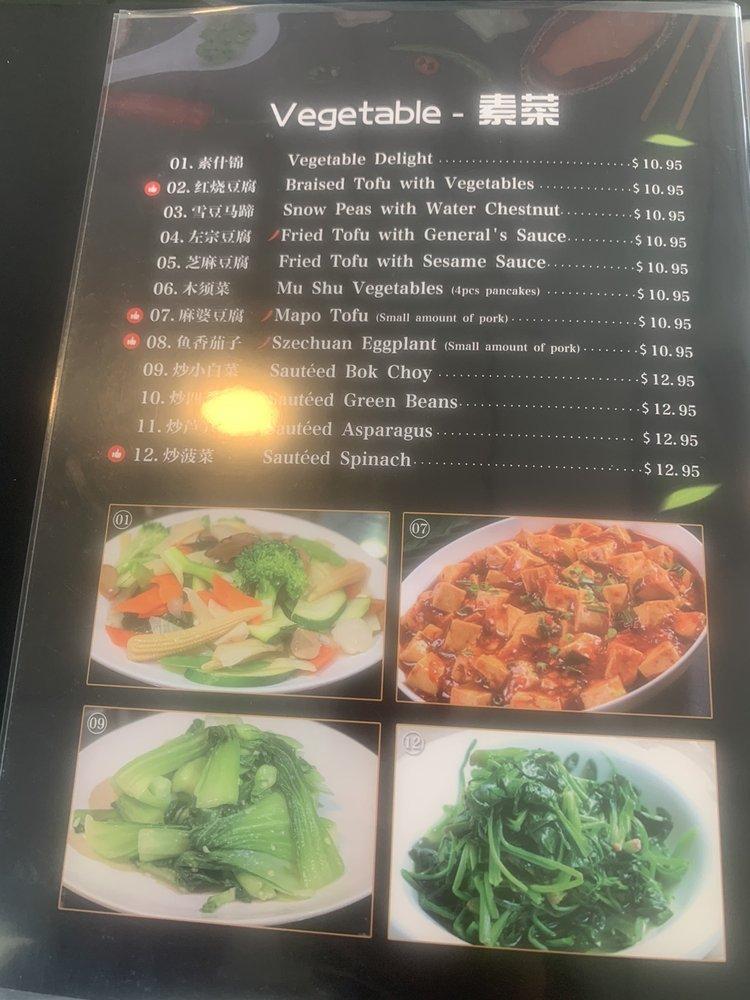 Menu at WANG'S TABLE restaurant, Reno