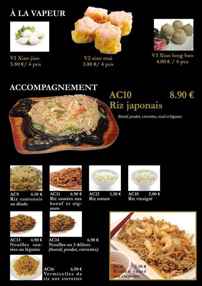 Menu at CHEZ SHU restaurant, Clamart
