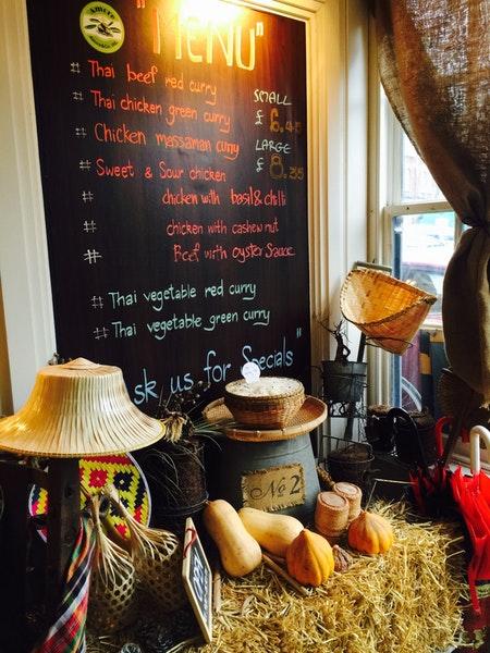 Menu at Nha-Mor Thai Street Food & Noodle Bar, England
