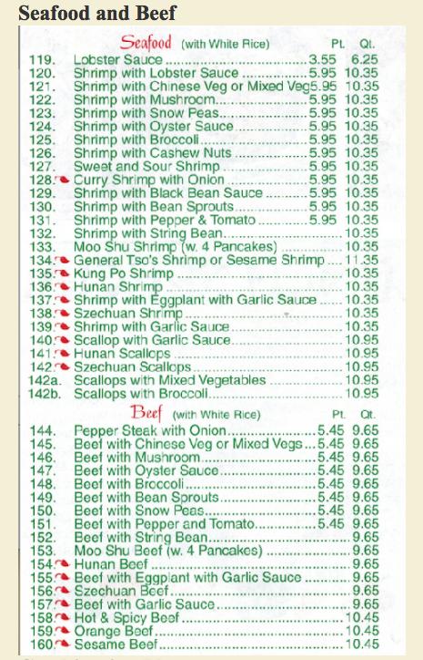 Menu at Silver Lake Kitchen restaurant, Point Pleasant