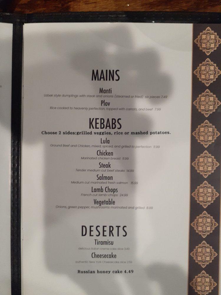 Menu at Karavan by 3 Olives pizzeria, Raleigh