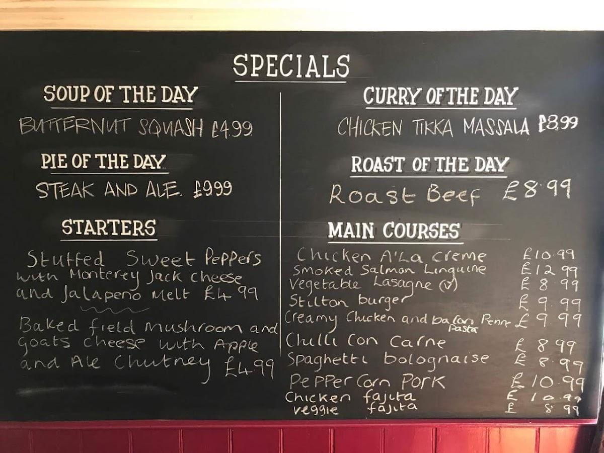 Menu at The Woolpack Iwade Public House and Restaurant, Sittingbourne