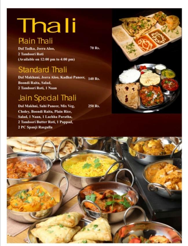 Menu at JAIN RESTAURANT, Kandhla, NH 709B