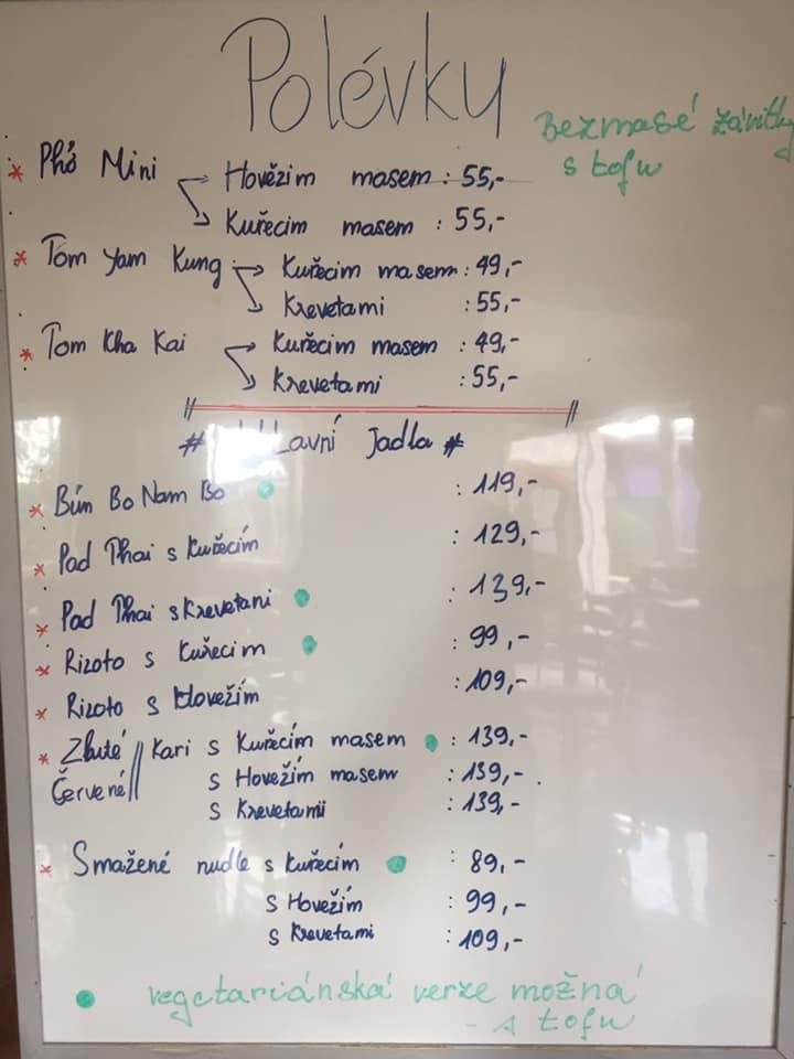 Menu at Viet Thai Chut' Strancice restaurant, Strančice