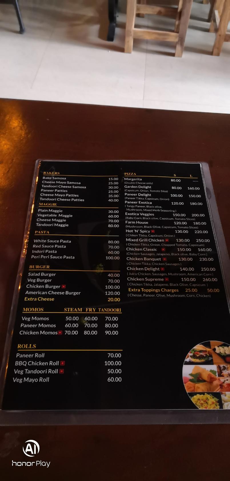 Menu at TAKE a BREAK CAFE, Indore