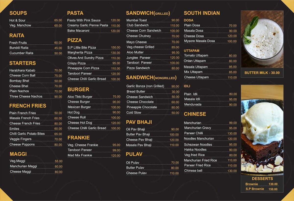 Menu at The little bites, Himmatnagar