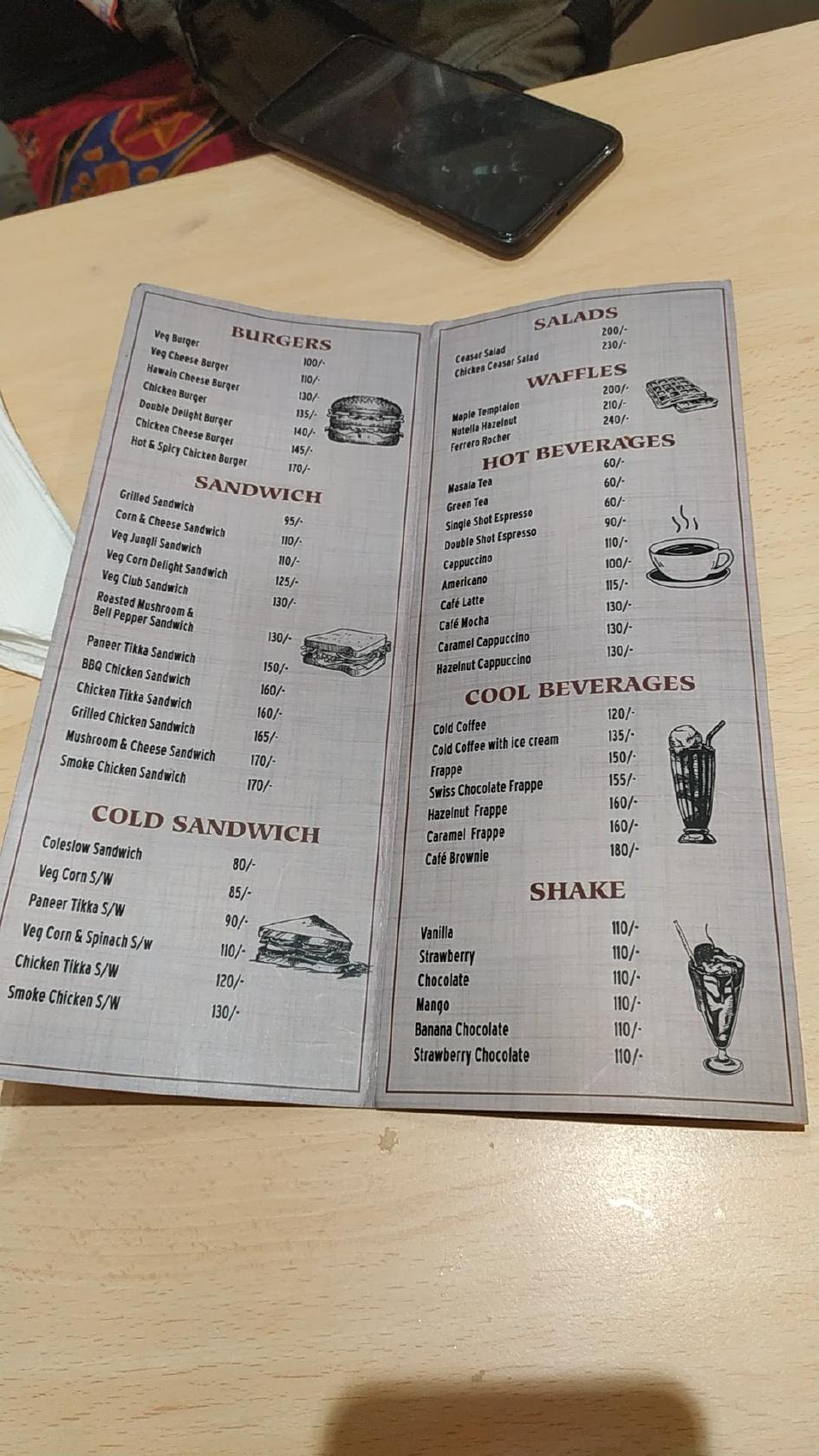 Menu at Karachi Bakery, Faridabad, 21 bengali marketConnaught Place