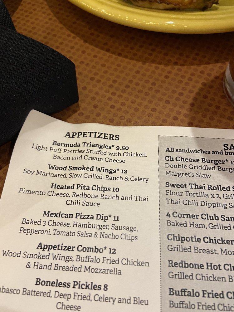 Menu at Red Bone Alley pub & bar, Florence, W Palmetto St