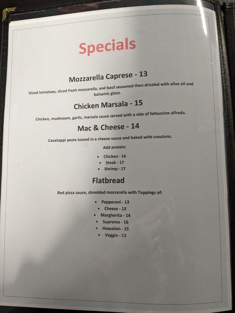 Menu at Just Chill Pub & Grill, Lynnwood