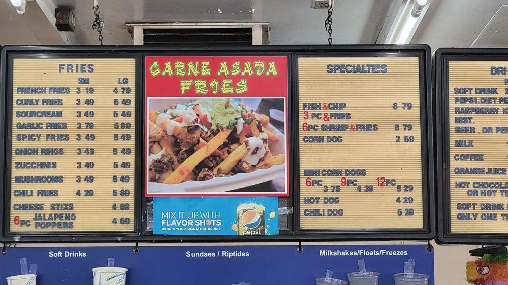 Menu at Dairy Belle Freeze fast food, Hayward