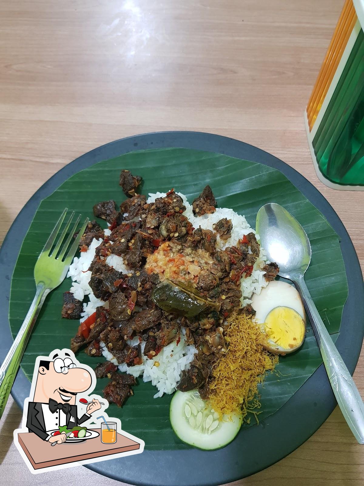 Nasi Krawu Kedai Puja Rambai Padi restaurant, Tanjung Selor Hilir ...