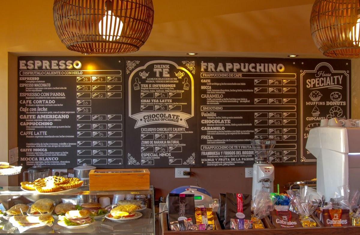 Menu at Strike restaurant, Reconquista
