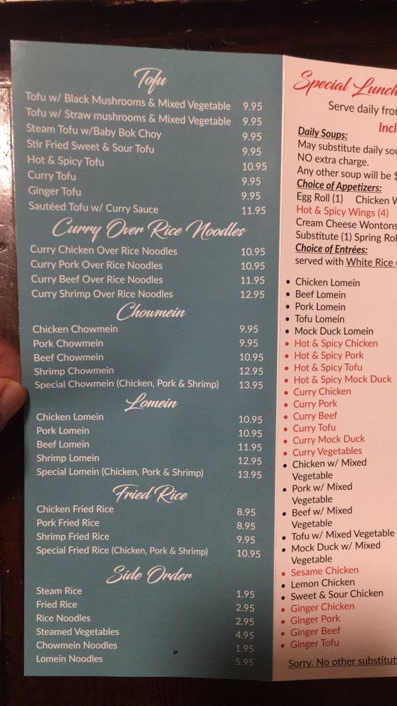 Menu at Cam Ranh Bay Restaurant, Burnsville, County Rd 42 W