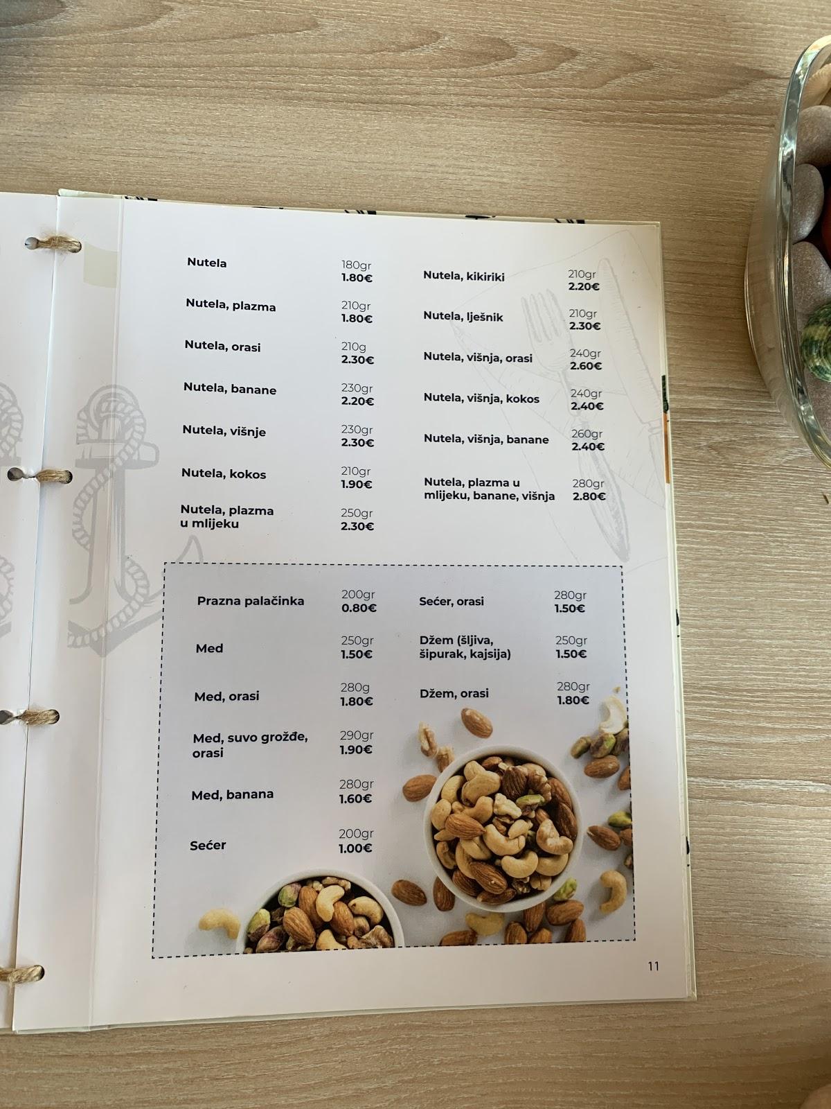 Speisekarte von Fast Food Popaj Herceg Novi, Herceg Novi