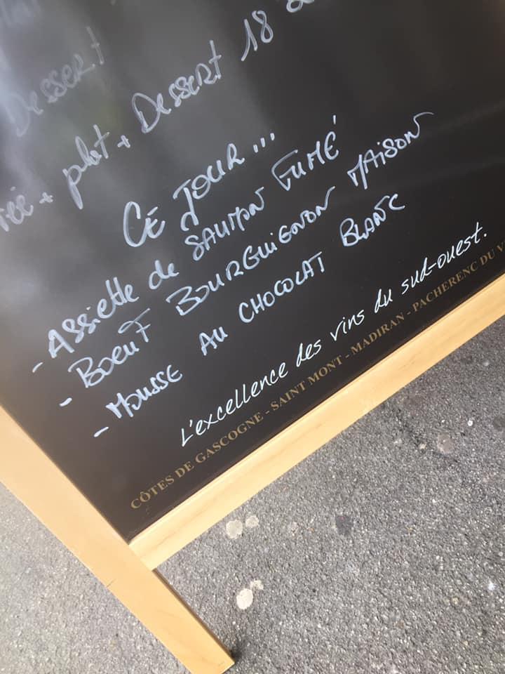 Menu at Bistrot Saint Pierre pub & bar, Lorient