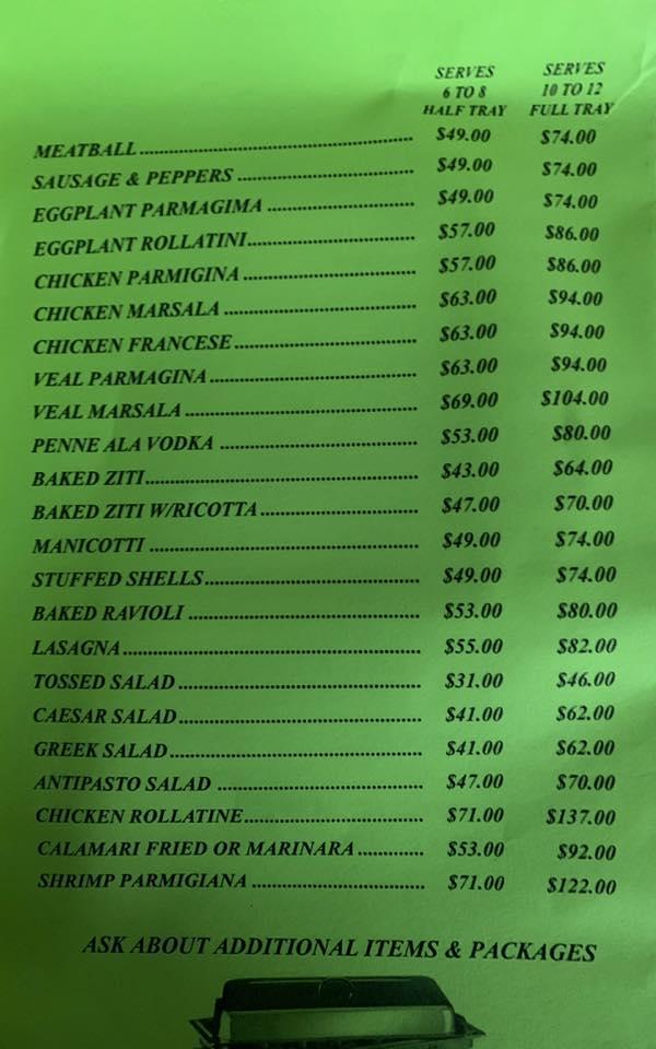 Menu at Hero Haven Pizza & more pizzeria, Shirley