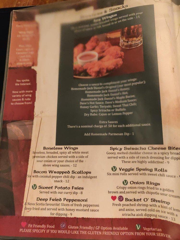 Menu at The Old Triangle Irish Alehouse pub & bar, Sydney