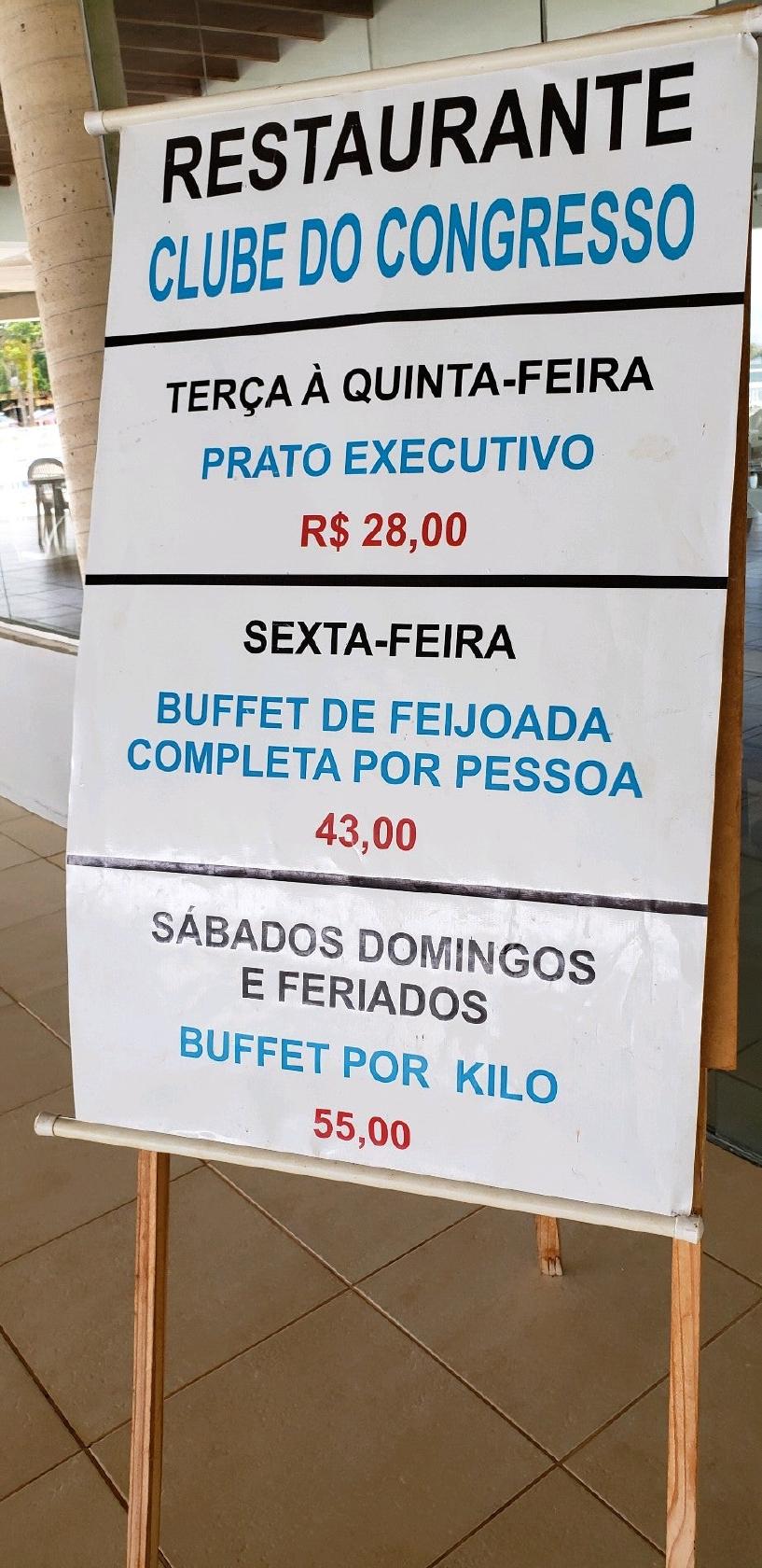 Restaurante, Brasília, Clube do Congresso - Restaurant reviews