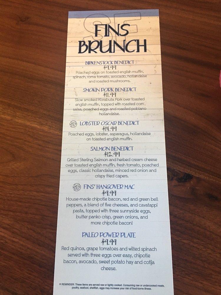 Menu at Smokin Fins Highlands Ranch restaurant, Highlands Ranch, Cpl ...