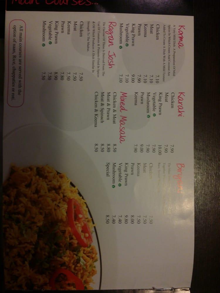 Menu at Shimlas Great Horton Road fast food, Bradford