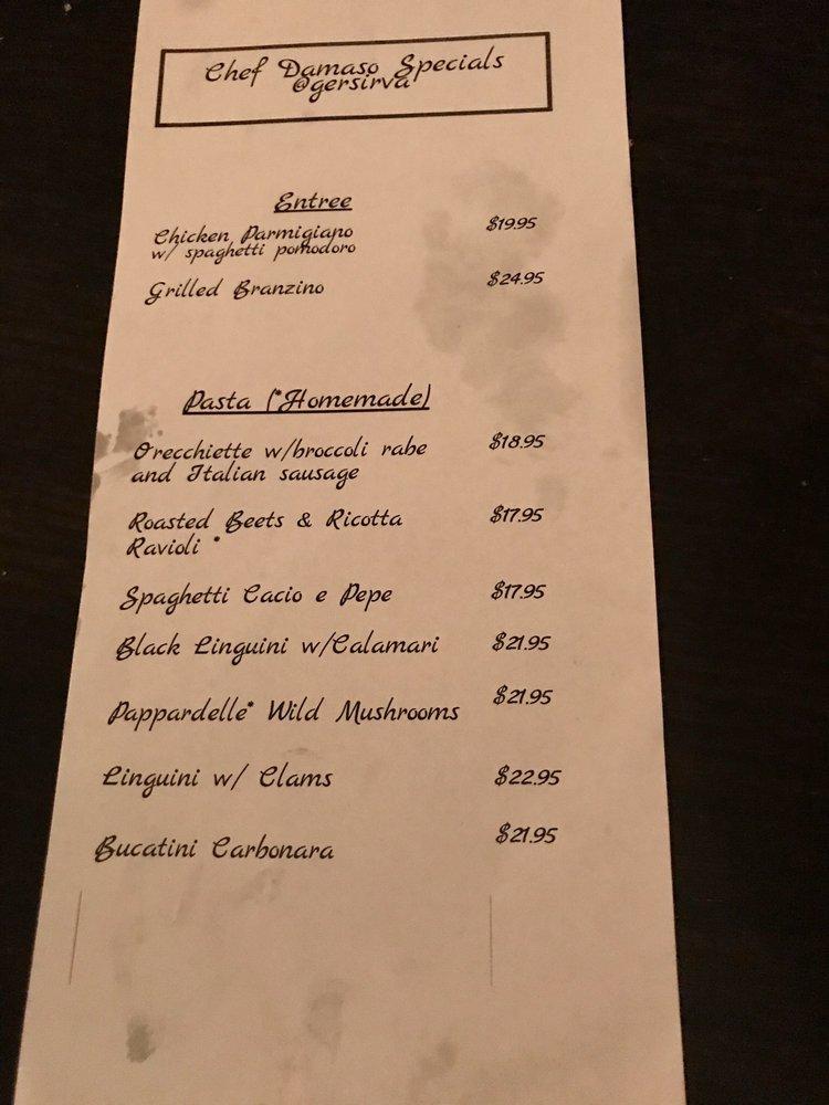 Menu at Gersi RVA desserts, Richmond