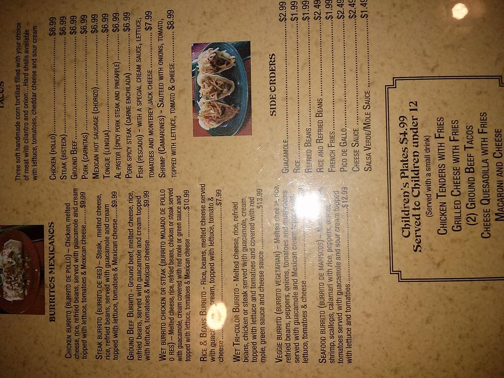Menu at Dos Amigos restaurant, Erma, NJ-47