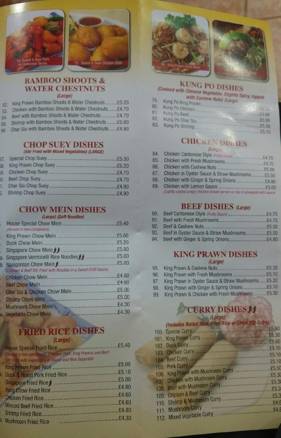 Menu at The Welcome fast food, Birmingham, 144 Priory Rd