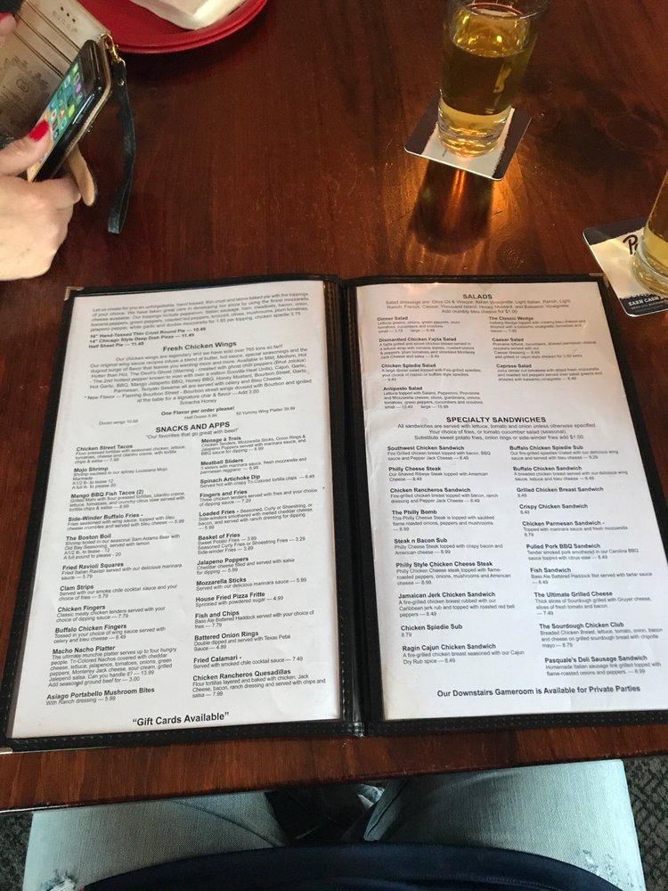 Menu at The Dugout Sports Bar & Pizzeria, Apalachin