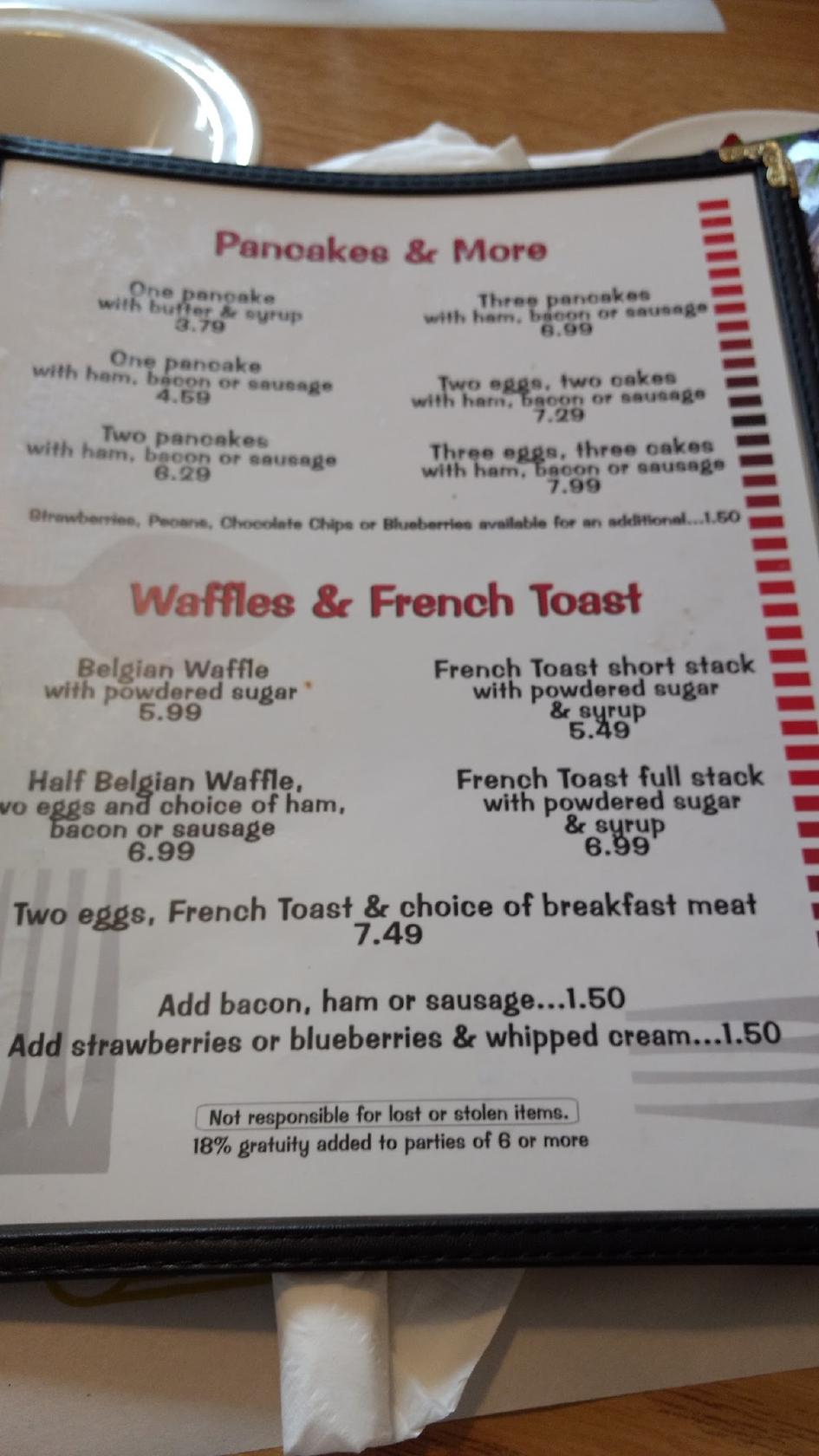Menu at Nicky & Smitty's Deli & Restaurant, Aurora